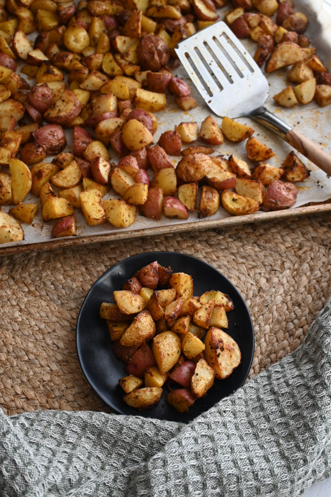 CMM Crispy Sheet Pan Potatoes – Clean Monday Meals